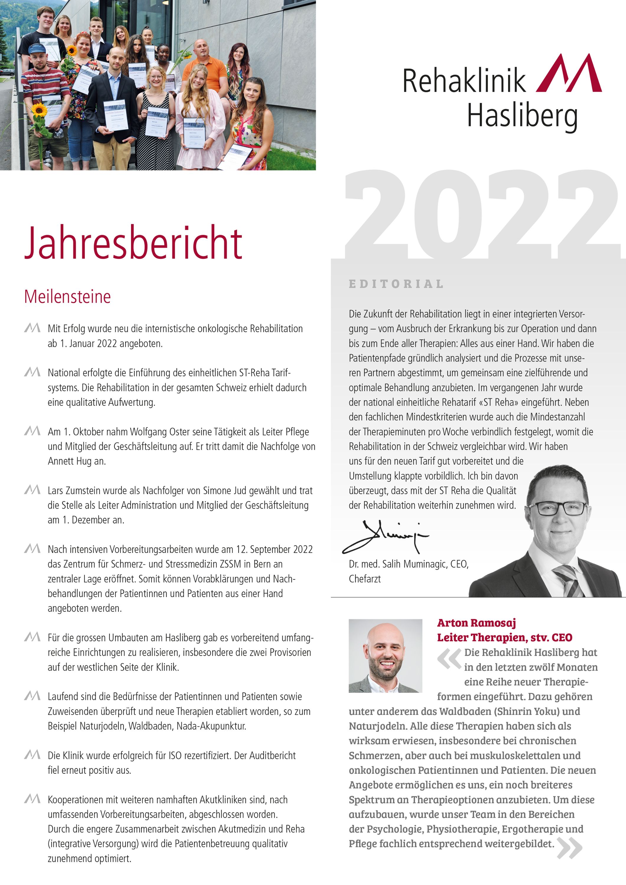 Jahresbericht 2022 RH – Michel Gruppe